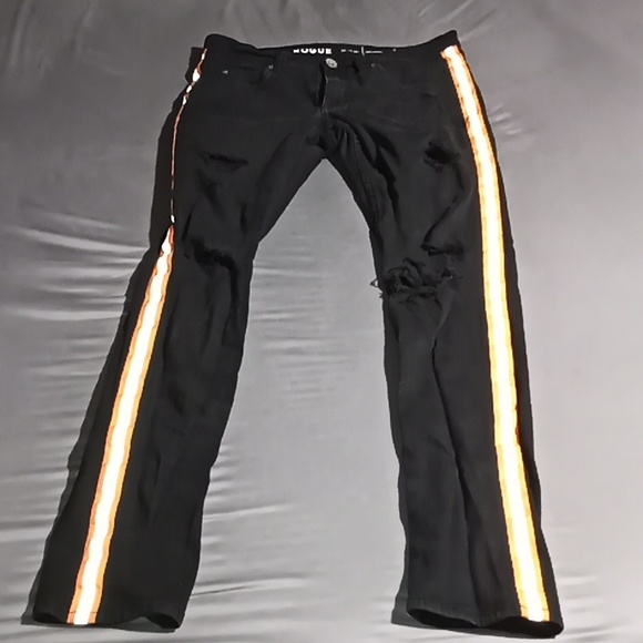Rogue | Jeans | Rogue Neon Racing Stripe Jeans | Poshmark